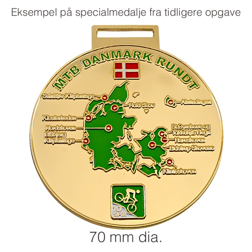 Skapa medaljer med logga och medaljband i egen design