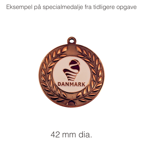 Unika medaljer i egen design, medaljer med egna band